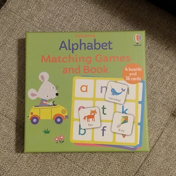 usborne | Toys | Usborne Alphabet Matching Game | Poshmark